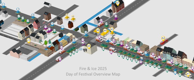 Day of Festival Maps 2025 – Fire and Ice Festival NJ